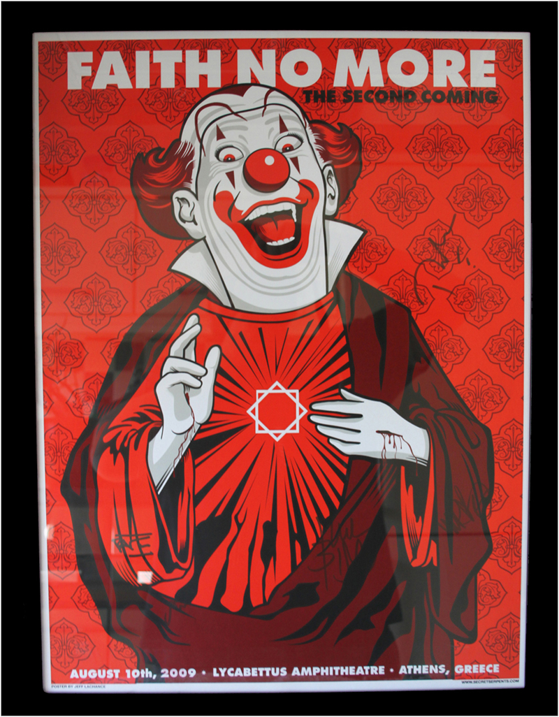 Faith No More Tour Poster 10 08 2009
