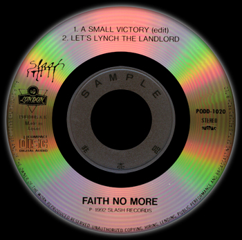 Faith No More A Small Victory CD Japan Promo