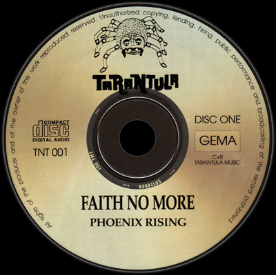 Faith No More Phoenix Rising 2 CD Bootleg Germany