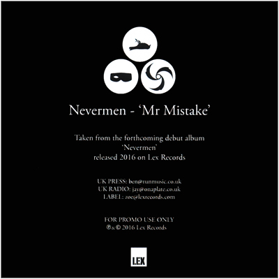Mike Patton Nevermen Mr Mistake UK CD Promo
