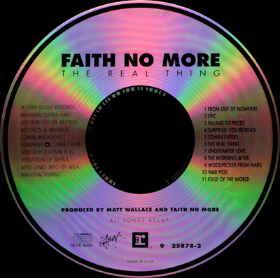 Faith No More The Real Thing CD USA Long Box