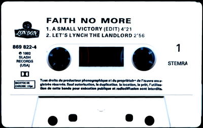 Faith No More A Small Victory Cassette France