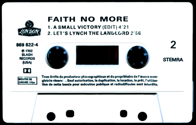 Faith No More A Small Victory Cassette France