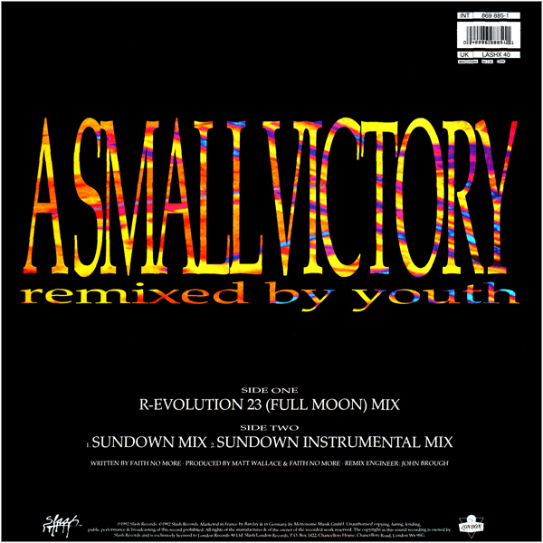 Faith No More A Small Victory Remix 12" UK