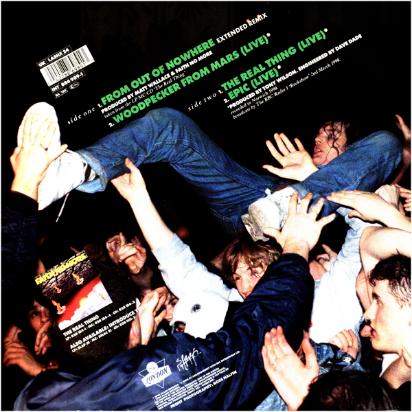 Faith No More From Out Of Nowhere 12" UK Repressing