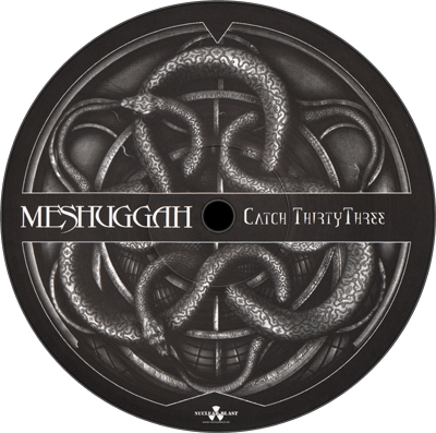 Meshuggah Catch Thirtythree 2LP Europe Orange Black Marbled Vinyl