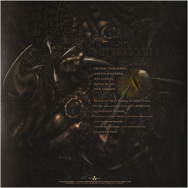 Meshuggah I EP USA Yellow Vinyl