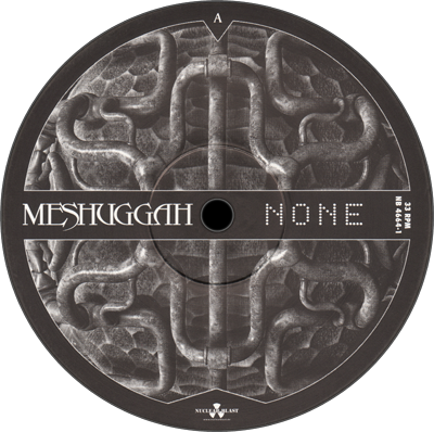 Meshuggah None LP Europe Red Black Marbled