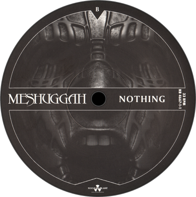 Meshuggah Nothing 2LP Europe Black Vinyl