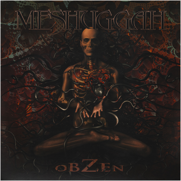 Meshuggah Obzen 2LP Europe White Red Splatter Vinyl
