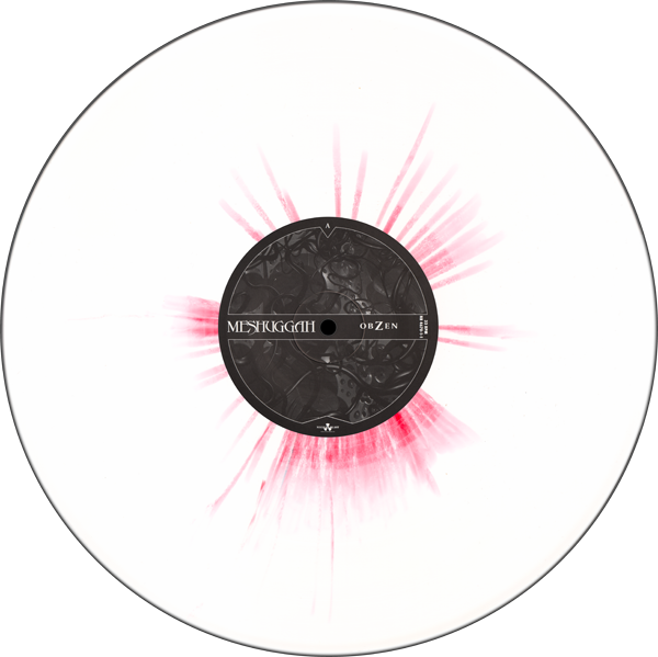 Meshuggah Obzen 2LP Europe White Red Splatter Vinyl
