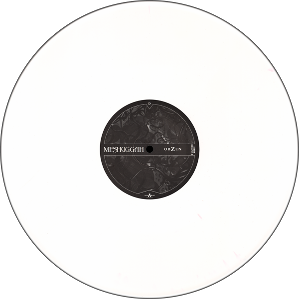 Meshuggah Obzen 2LP Europe White Red Splatter Vinyl