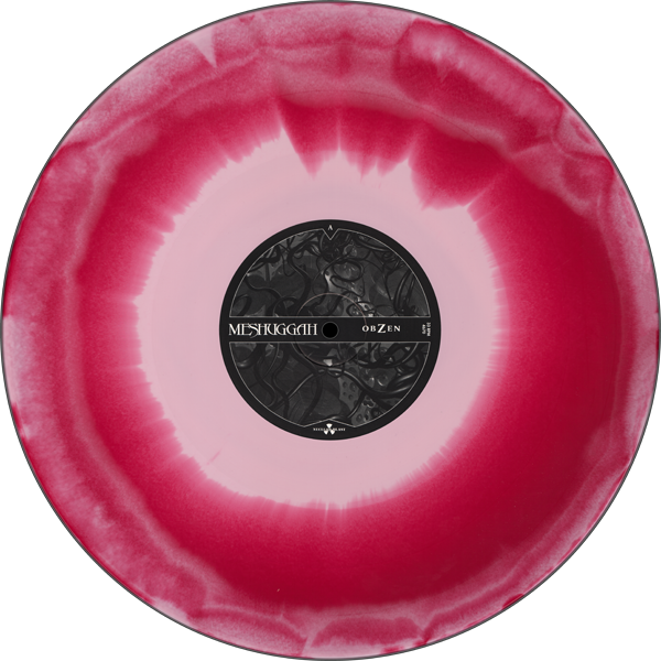 Meshuggah Obzen 2LP USA Oxblood Pink Swirl Vinyl