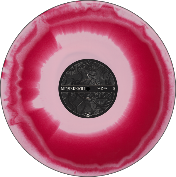 Meshuggah Obzen 2LP USA Oxblood Pink Swirl Vinyl