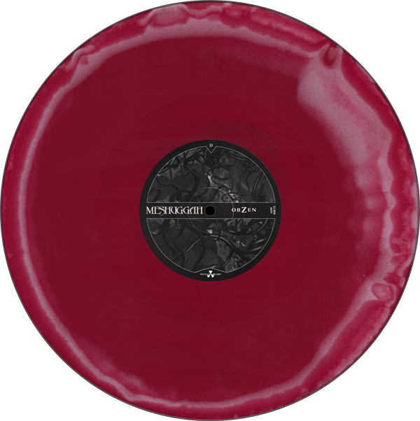 Meshuggah Obzen 2LP USA Oxblood Pink Swirl Vinyl