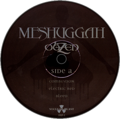 Meshuggah Obzen 2 LP USA Red Vinyl