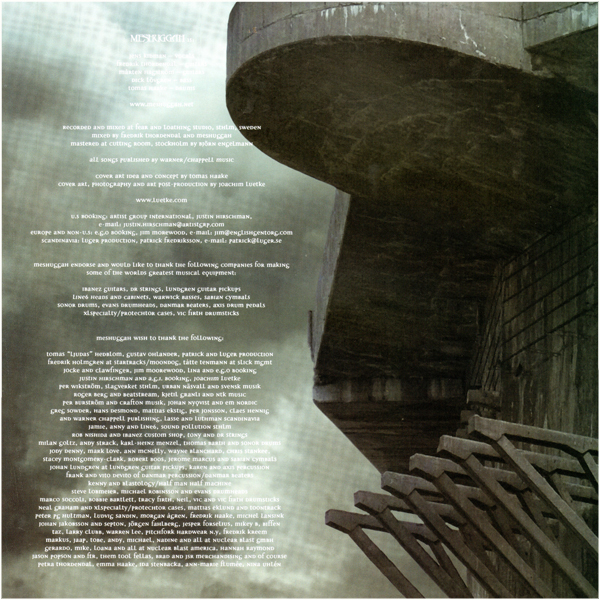 Meshuggah Obzen 2 LP USA Red Vinyl