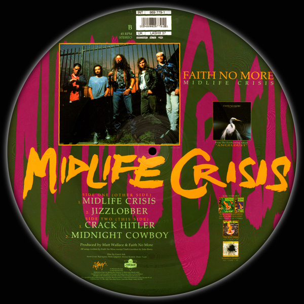 Faith No More Midlife Crisis 12" UK Picture Disc