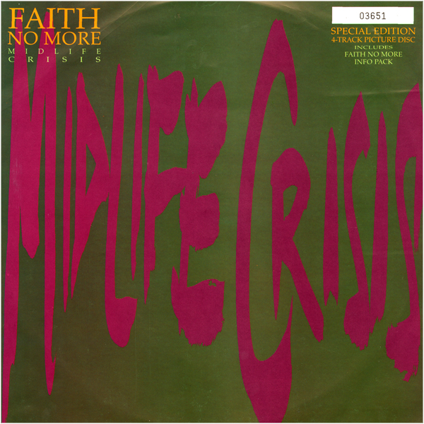 Faith No More Midlife Crisis 12" UK Picture Disc