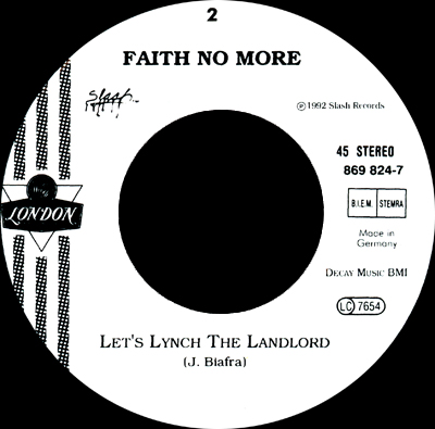 Faith No More A Small Victory 7" Germany