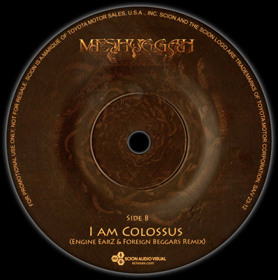 Meshuggah I Am Colossus 7" USA Burnt Orange Vinyl